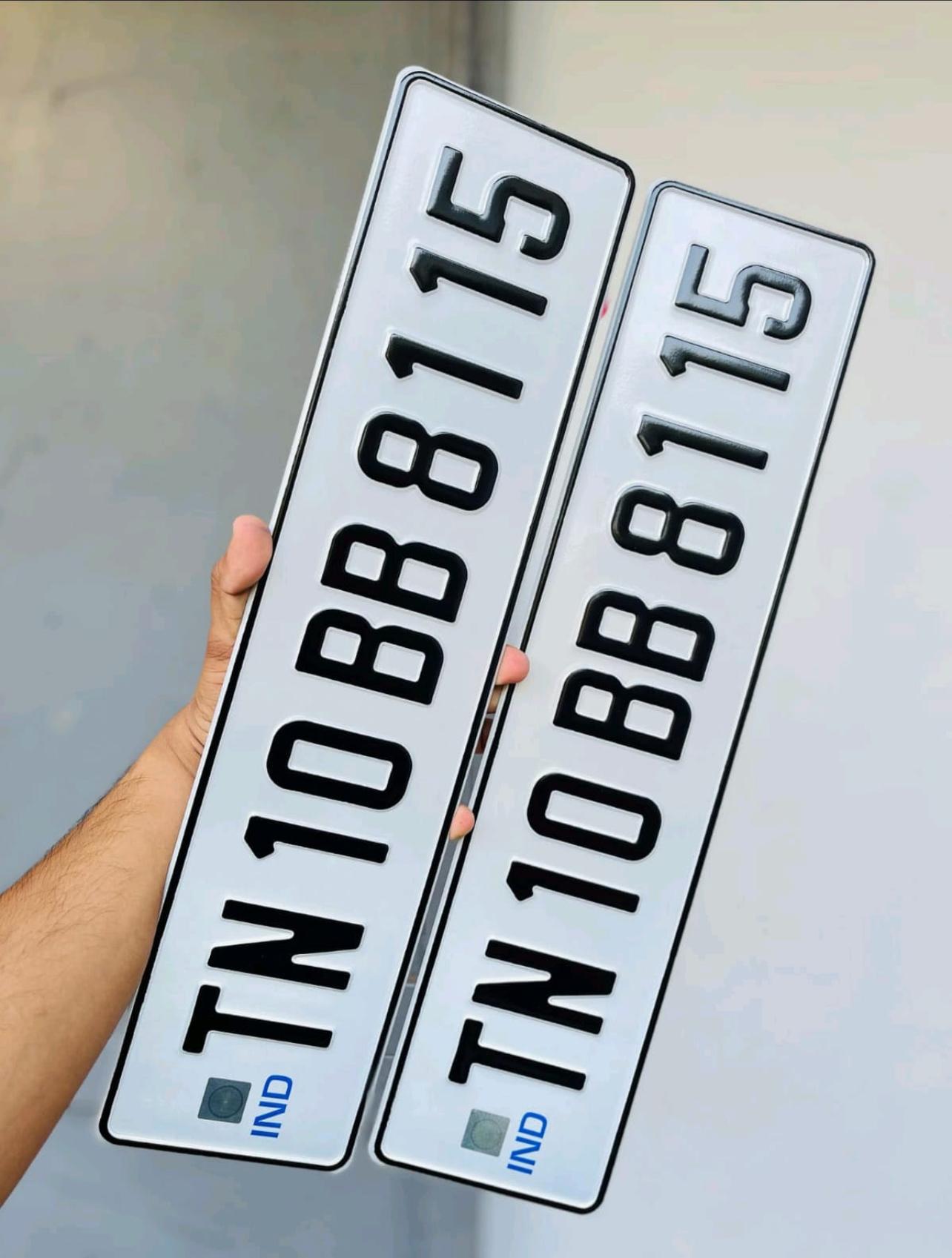 Custom Magnetic Number Plate – Vroom Mods